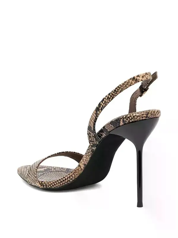 Jeffrey Campbell Snake-print Heeled Sandals