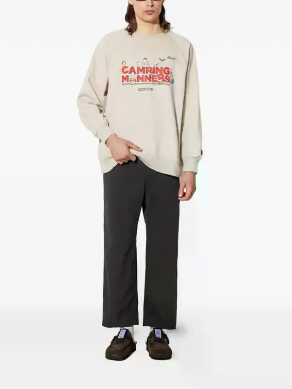 NANGA Camping Manners Printed Sweatshirt