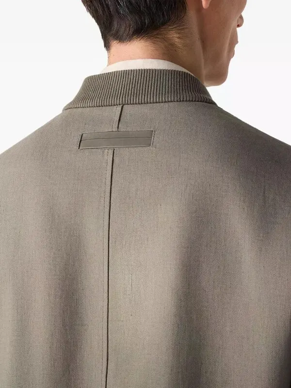 Zegna Oasi Lino Bomber Jacket