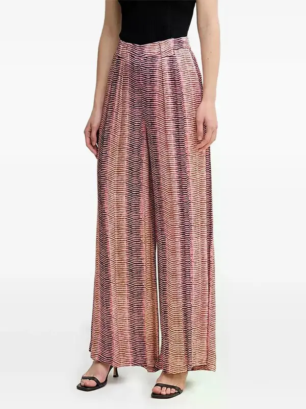 HOSS INTROPIA All-over Patterned Pleated Trousers