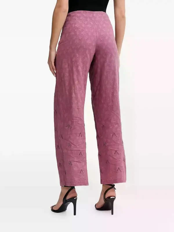 HOSS INTROPIA Embellished Wide-leg Trousers