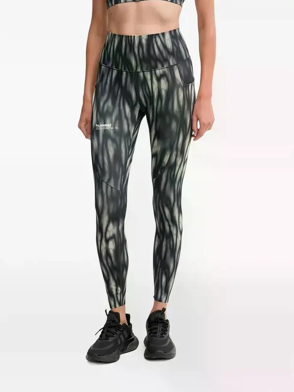 HUMMEL Printed Leggings - Grey