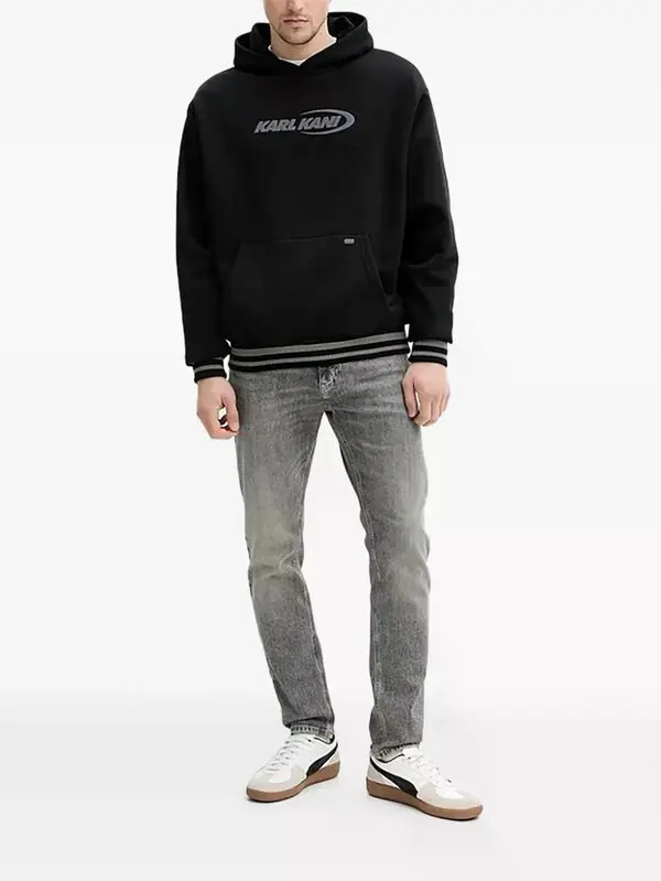 KARL KANI Striped Trim Hoodie