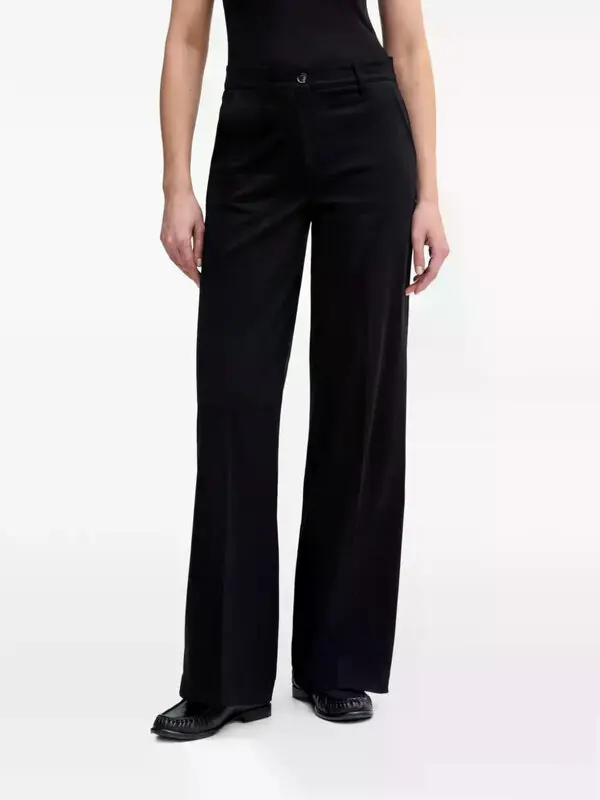 Sisley Zip-up Wide Leg Trousers