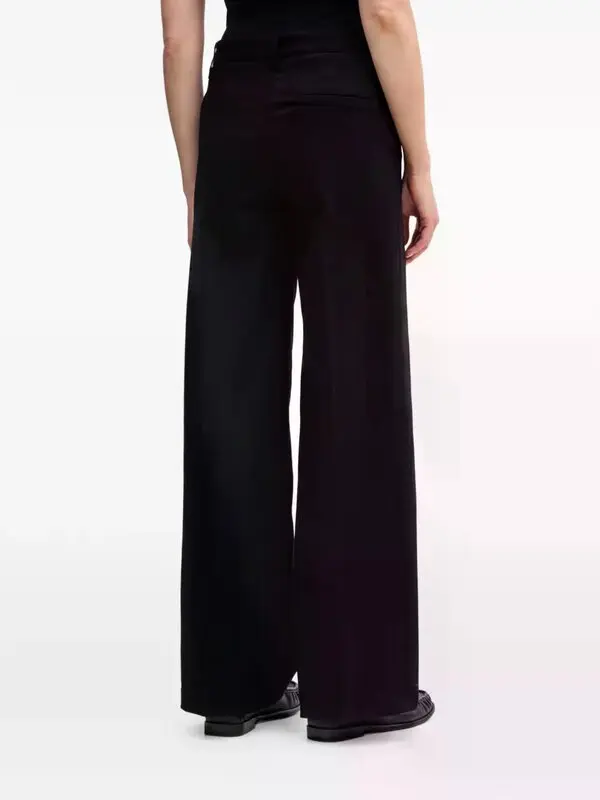 Sisley Zip-up Wide Leg Trousers