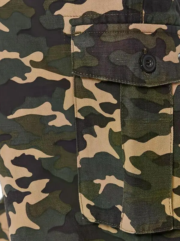Sisley Camouflage Cargo Shorts