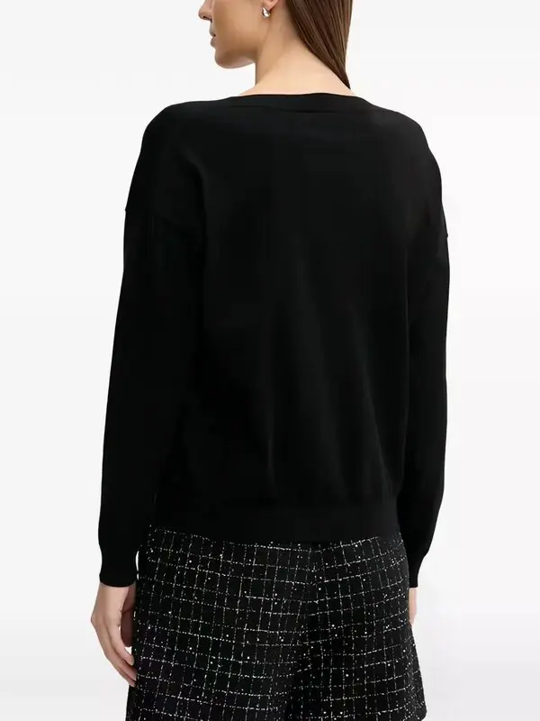 Sisley Round Neck Long Sleeve Sweater