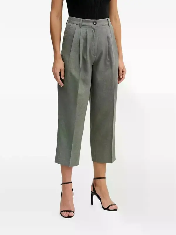 Sisley Pleated Wide Leg Trousers