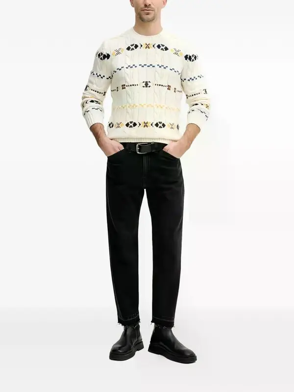 Sisley Frayed Hem Jeans