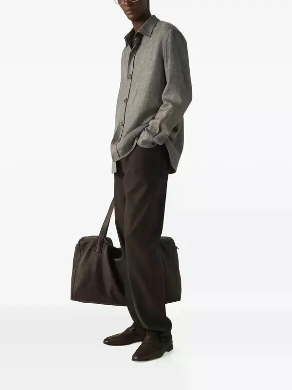 Zegna Buttoned Overshirt - Brown