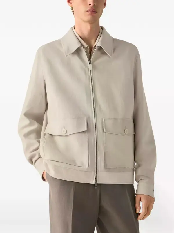 Zegna Patch-pocket Blouson Jacket