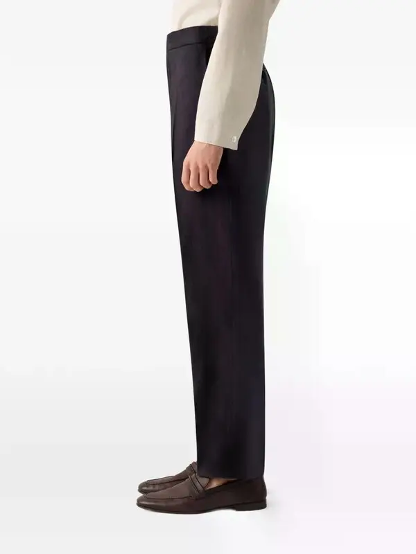 Zegna Tailored Linen Trousers