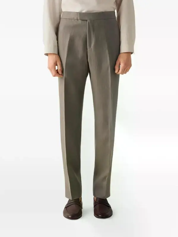 Zegna Oasi Lino Trousers - Grey