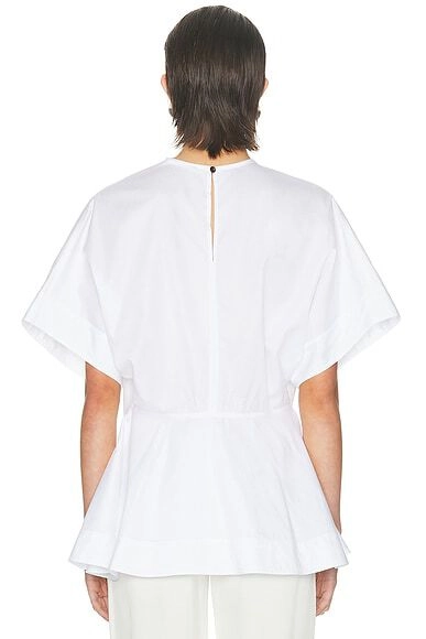 Brandon Maxwell Tyler Poplin Top
