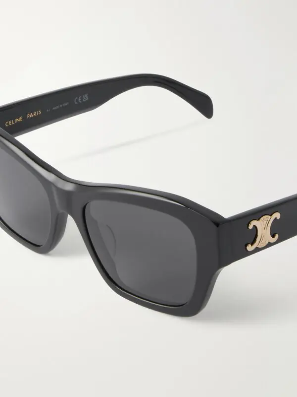 Celine Triomphe Square-frame Acetate Sunglasses