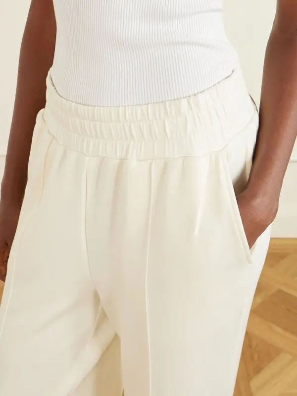 Varley Doublesoft™ Jersey Wide-leg Pants - Neutrals