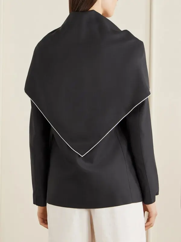 KALLMEYER Jamie Tie-detailed Cady Blazer - Black