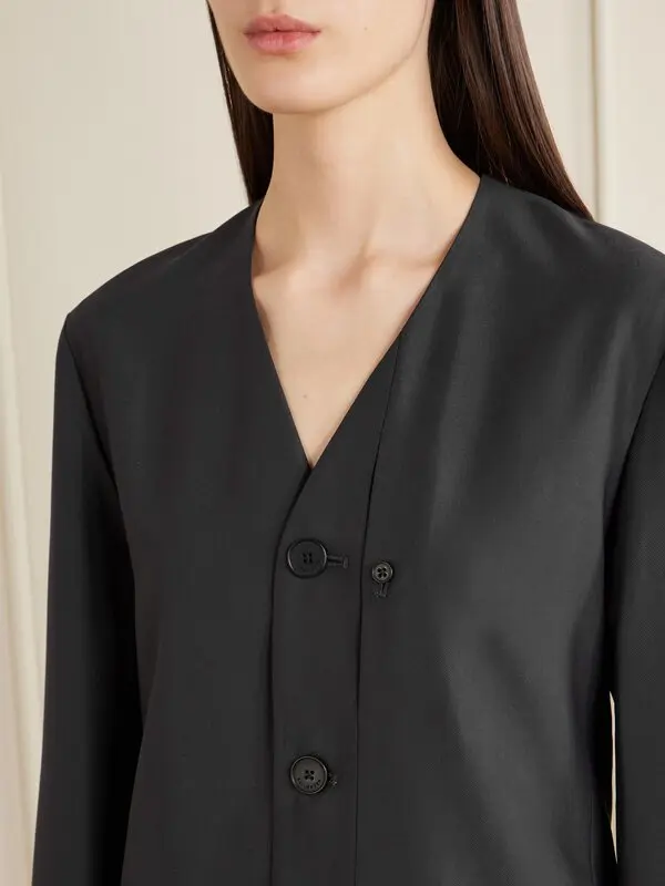 KALLMEYER Jamie Tie-detailed Cady Blazer - Black