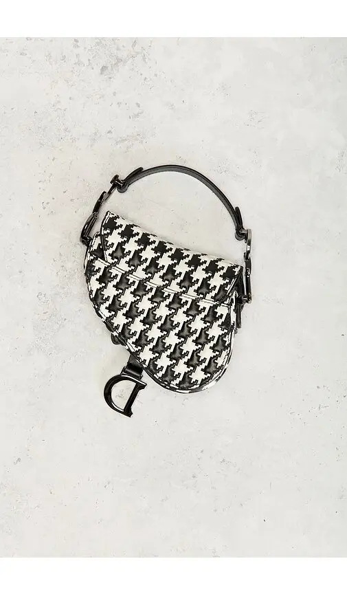 FWRD RENEW Dior Saddle Bag - Black
