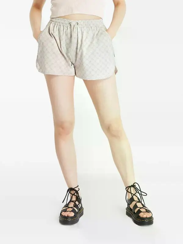 DAILY PAPER Reportia Monogram-print Drawstring Shorts