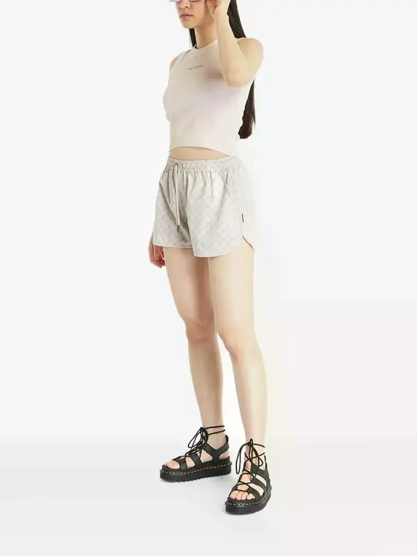 DAILY PAPER Reportia Monogram-print Drawstring Shorts