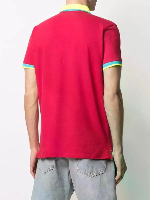 Peuterey Colour-block Polo Shirt - Red