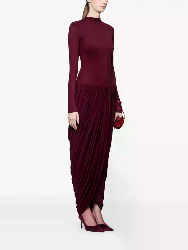 CHATS BY C.DAM Agnes Maxi Dress With Twisted Skirt