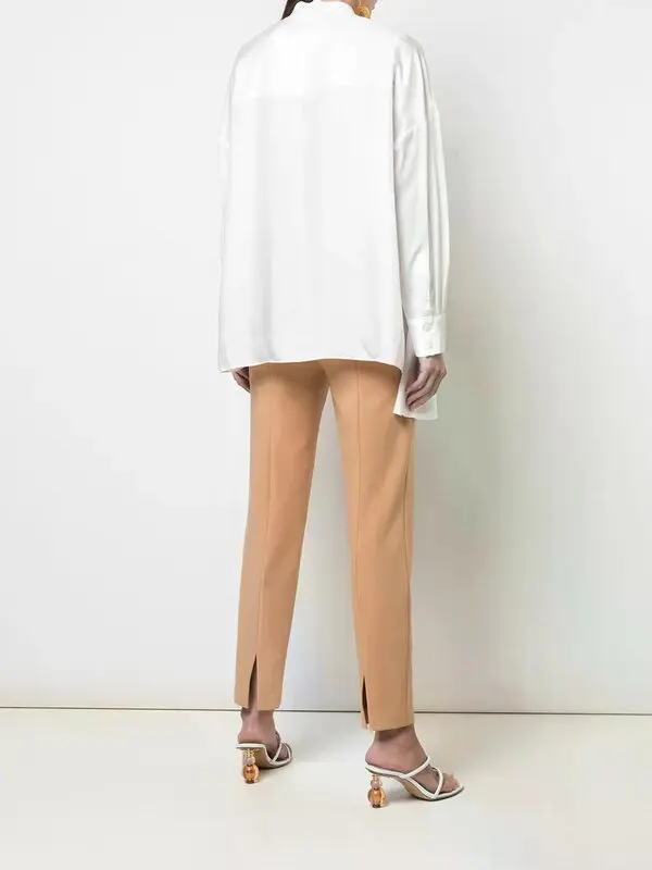 Tibi Patchwork Shirred Tunic