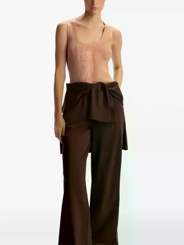12 STOREEZ Ribbed Knit Tank Top - Neutrals