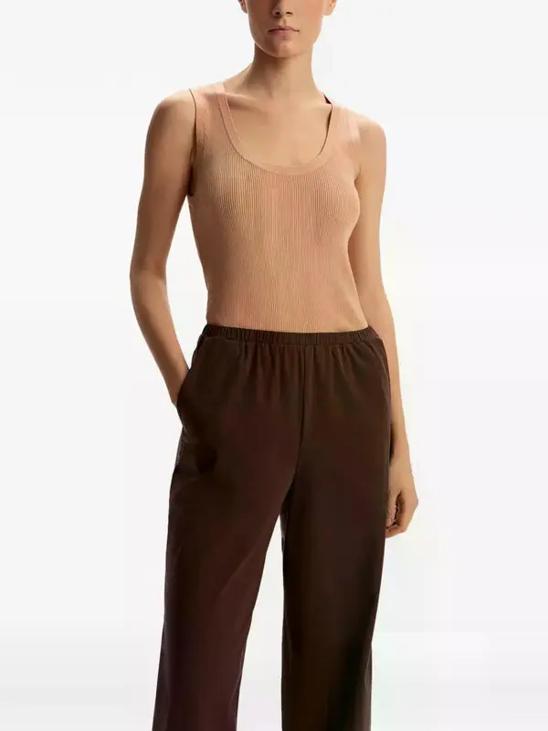 12 STOREEZ Ribbed Knit Tank Top - Neutrals