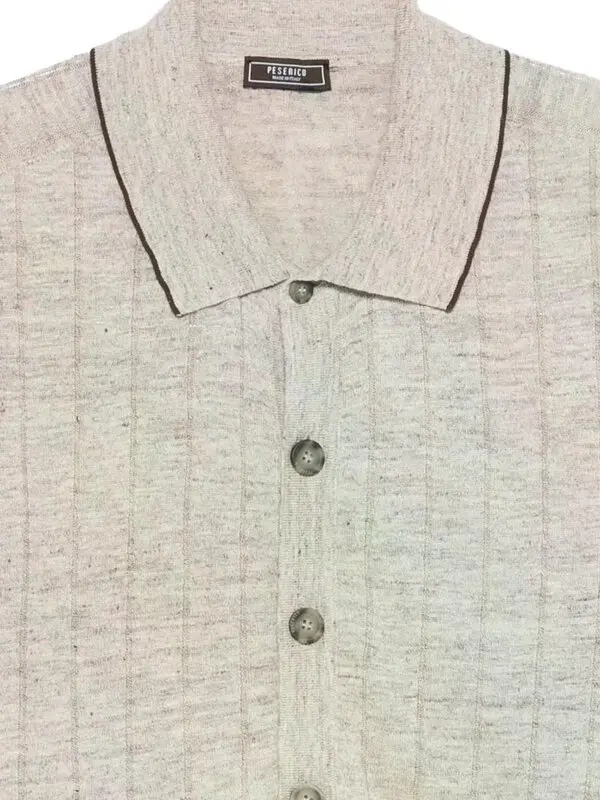 Peserico Buttoned Collared Knitwear