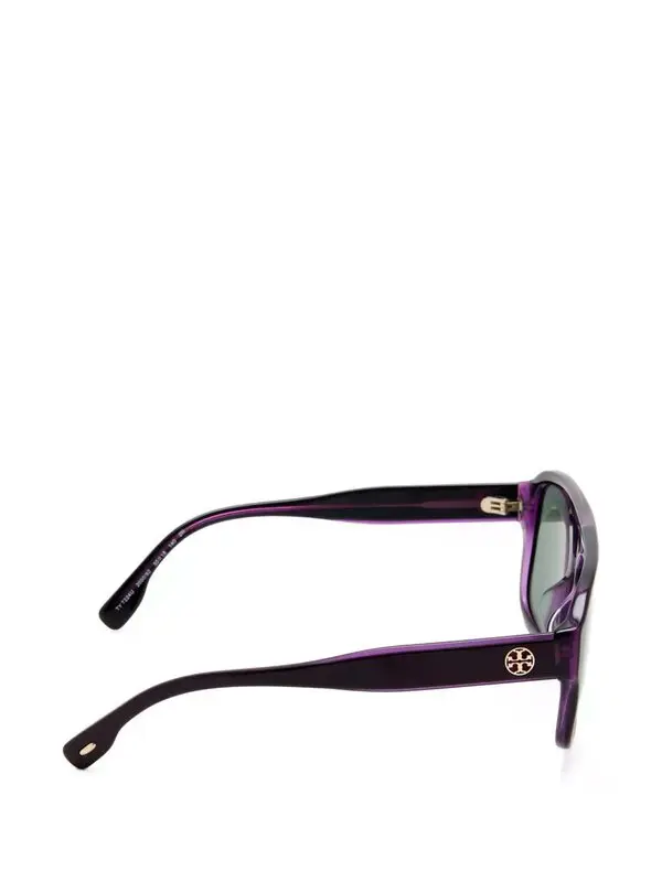 Tory Burch Miller Aviator Sunglasses - Purple