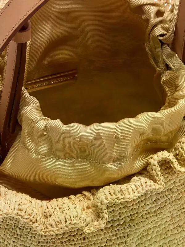 LOEFFLER RANDALL Small Laith Ruffled Bucket Bag