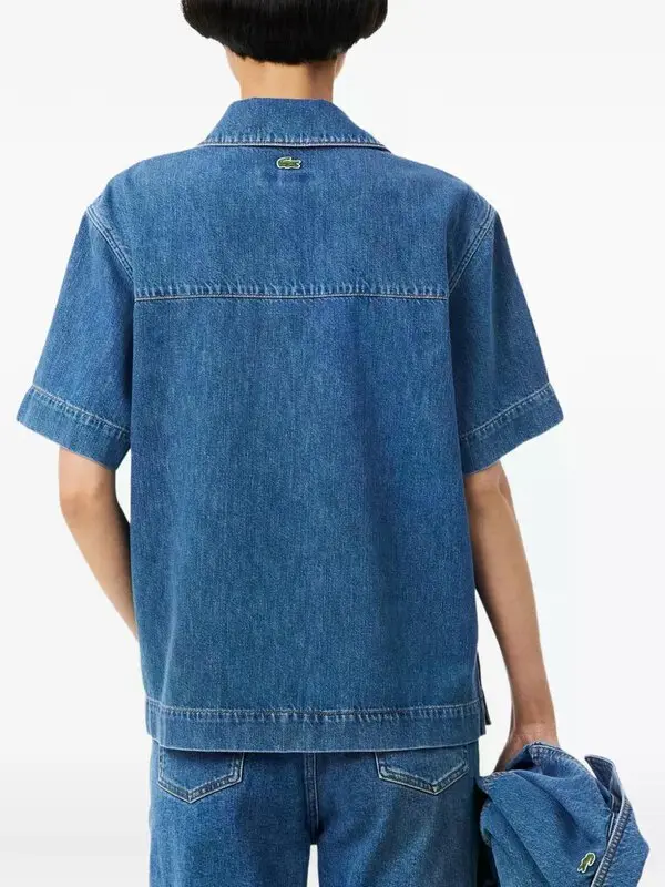 Lacoste Oversized Denim Polo