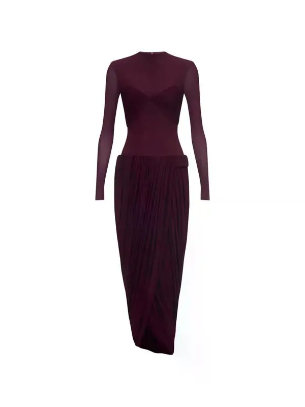 CHATS BY C.DAM Judie Maxi Dress With Draped Skirt