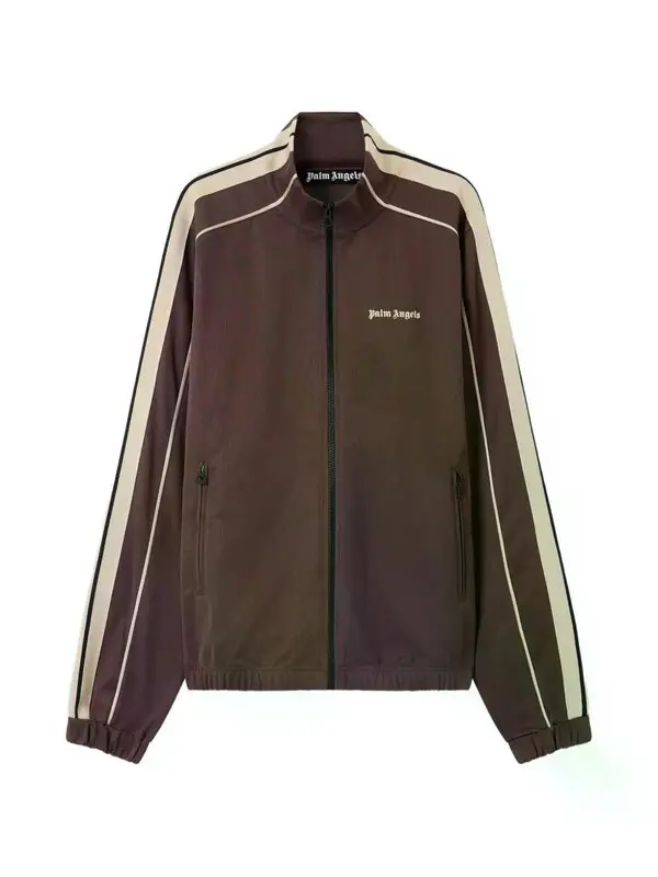 Palm Angels Classic Logo Vintage Track Jacket - Brown