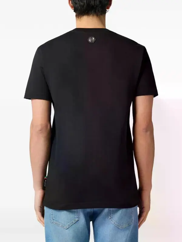 Philipp Plein Paint Splash Skull T-shirt