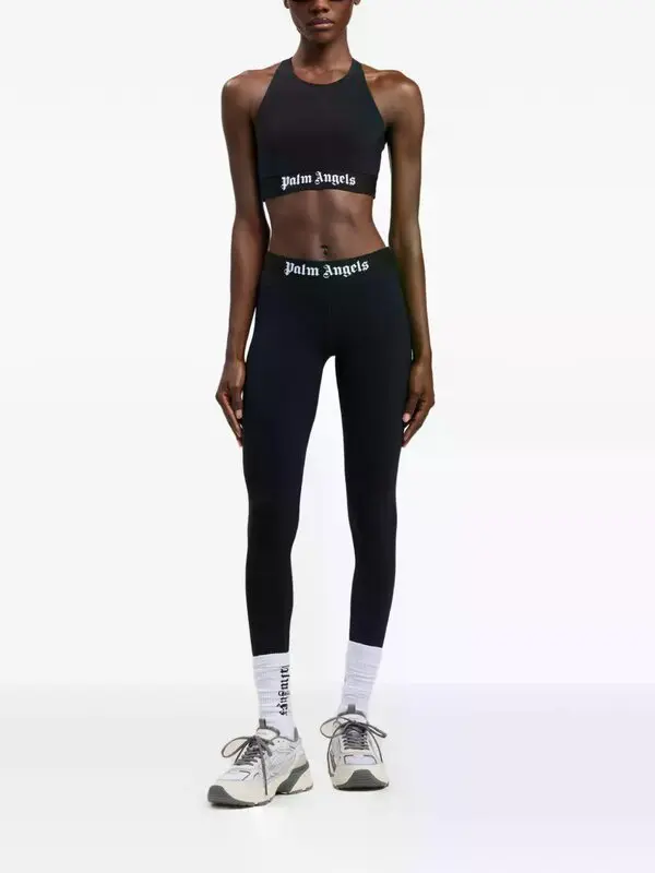 Palm Angels Logo Band Racerback Top