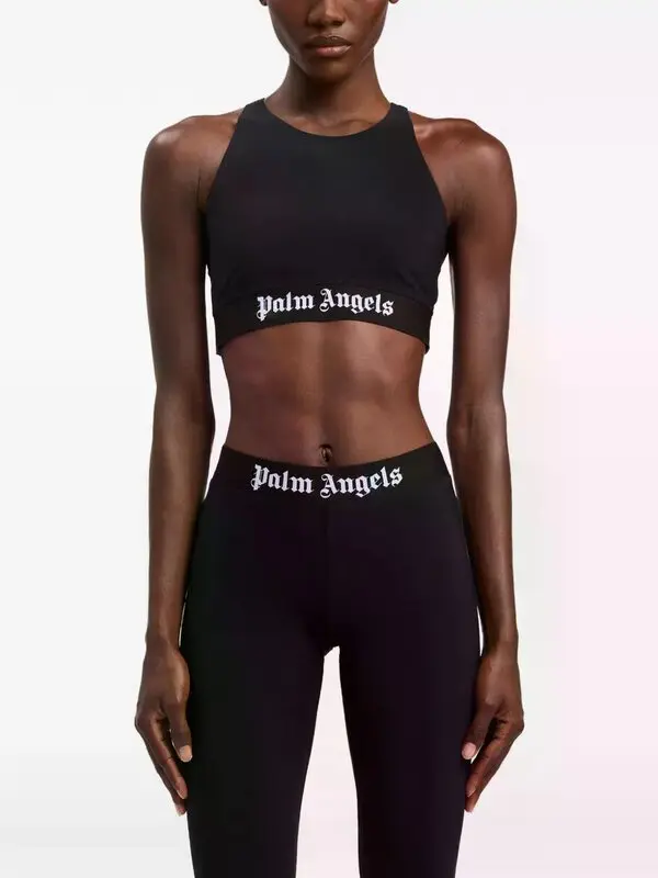 Palm Angels Logo Band Racerback Top