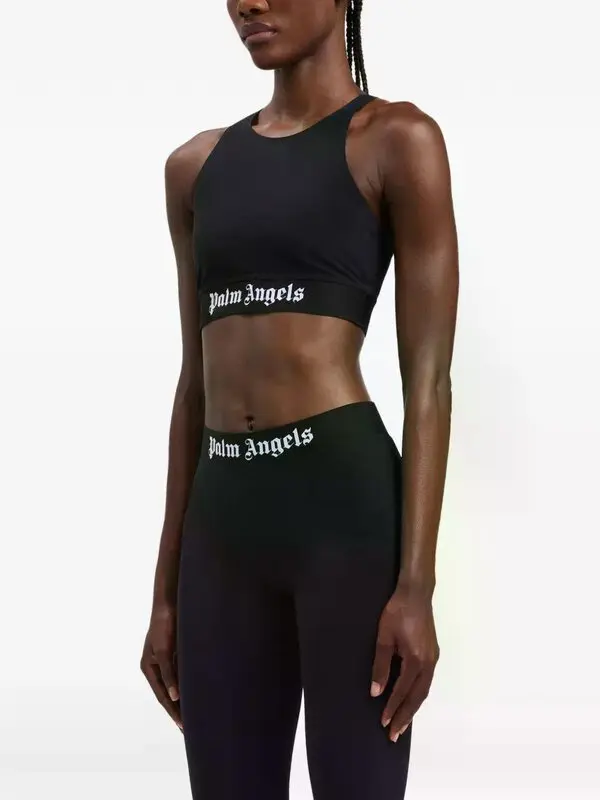 Palm Angels Logo Band Racerback Top