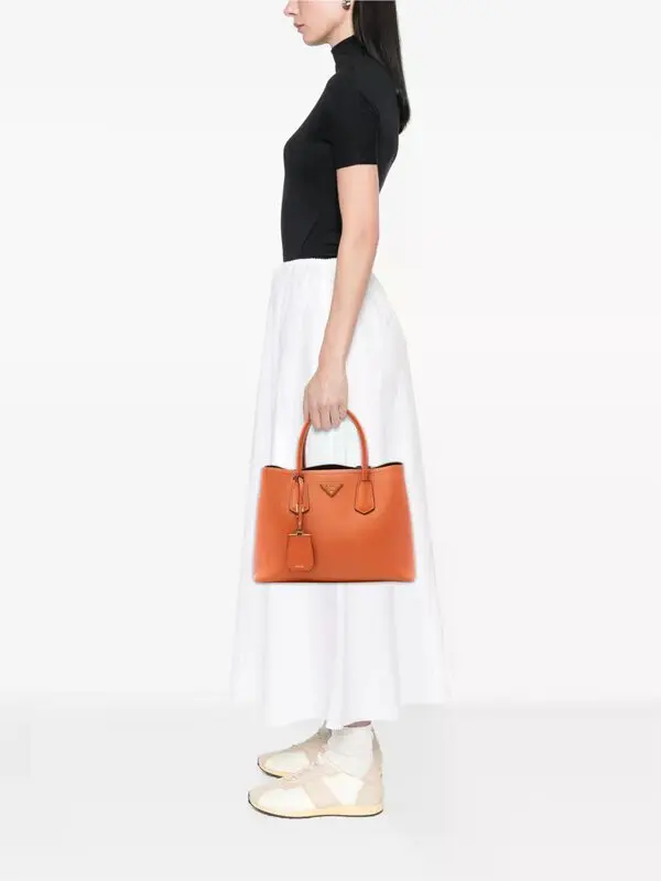 Prada Saffiano Cuir Double Satchel
