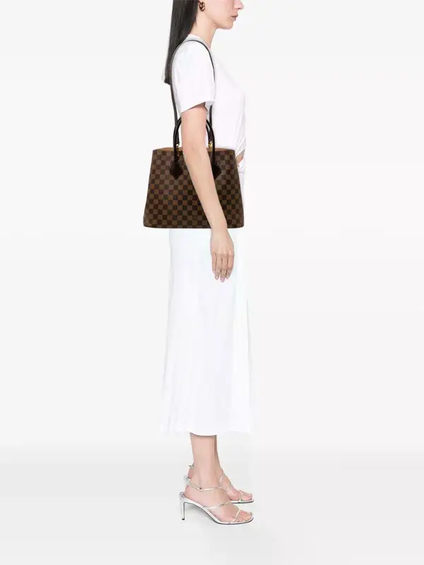 LOUIS VUITTON Damier Ebene Kensington Satchel