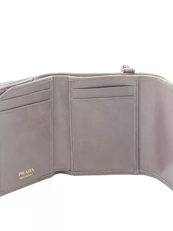 Prada 2013-2026 Leather Wallet Small Wallets