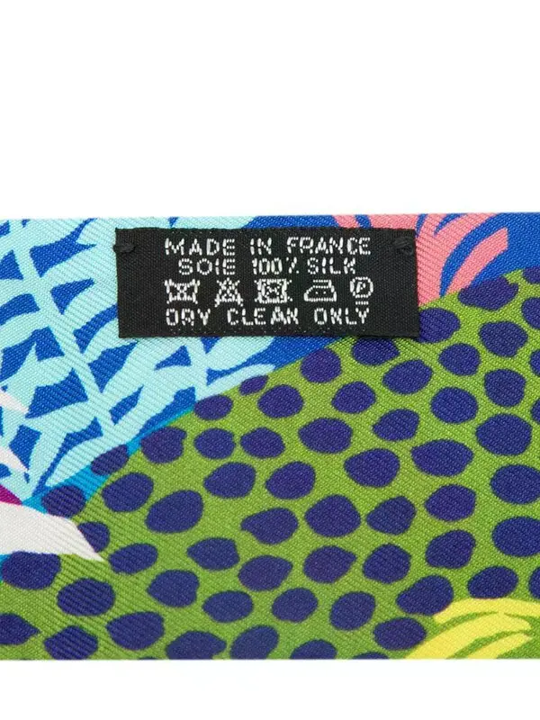 Hermès 2020-2026 Under The Waves Twilly Silk Scarf Scarves - Multicolour