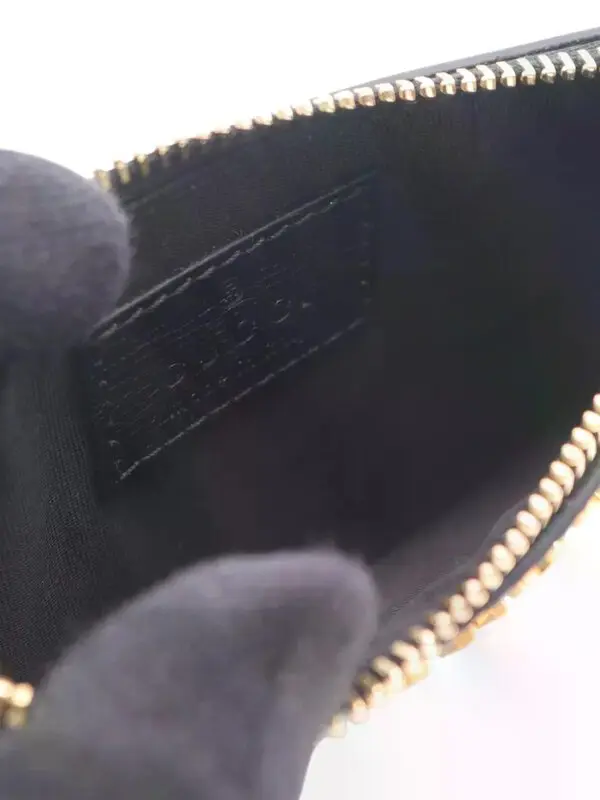 Gucci 2016-2026 Leather Script Coin Pouch
