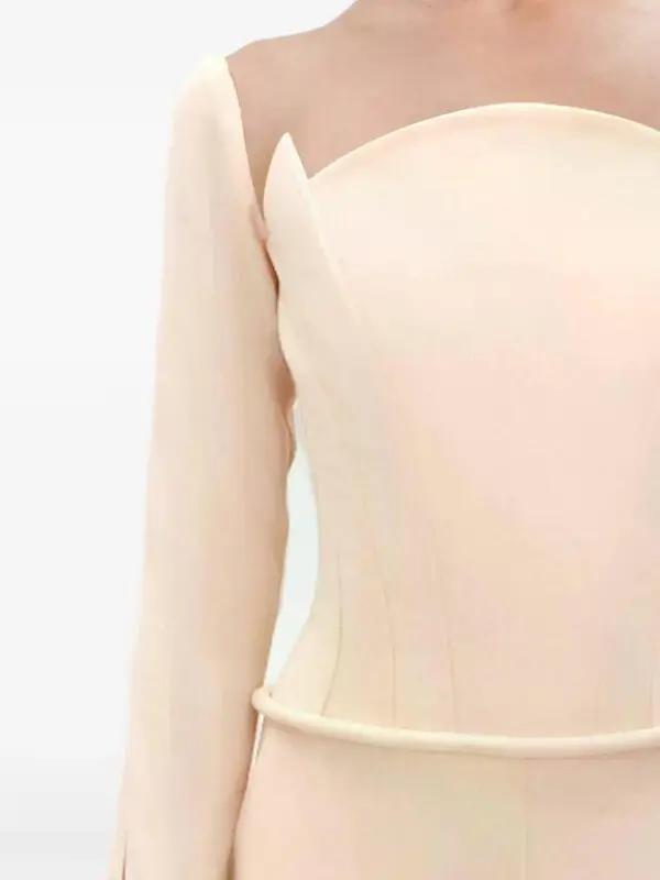 GEMY MAALOUF Structured-neckline Jumpsuit