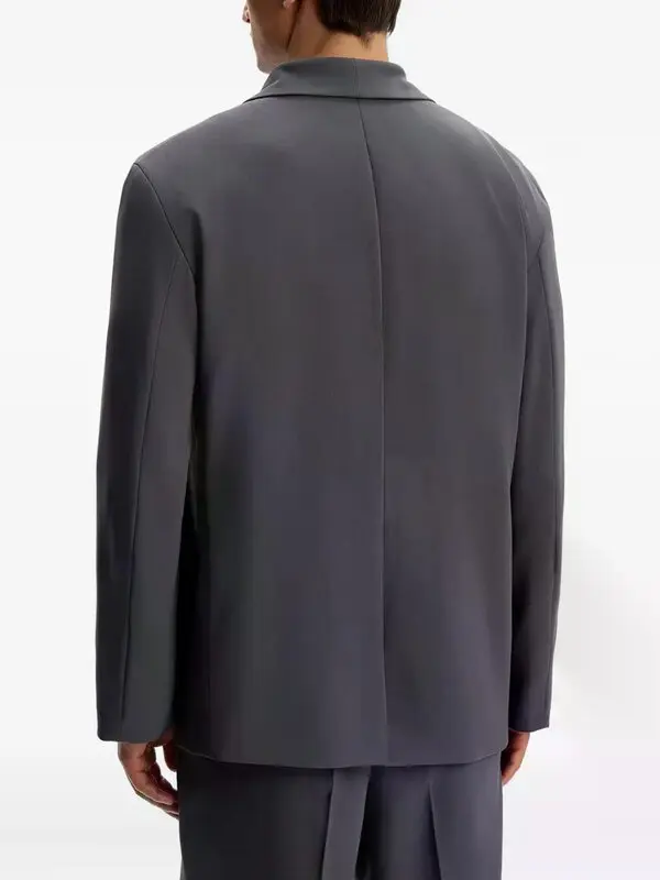 12 STOREEZ Shawl-collar Button Blazer