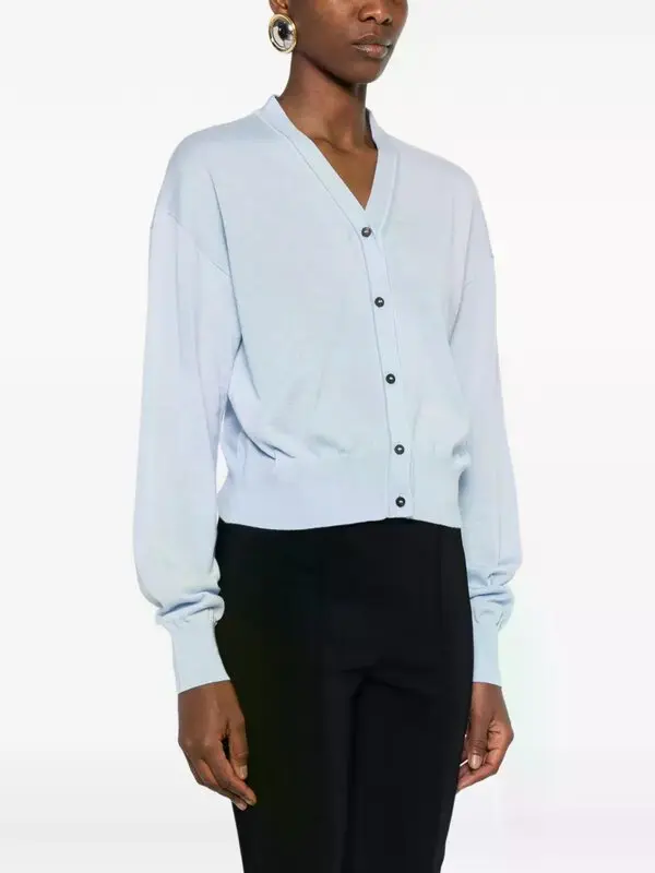 Jacquemus Buttoned V-neck Cardigan In Merino Wool