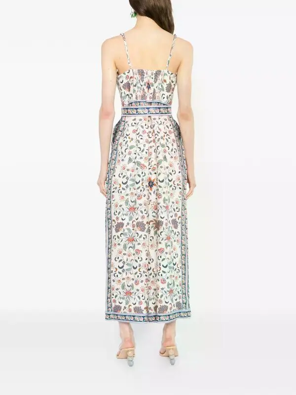 Farm Rio Floral Belted Jumpsuit