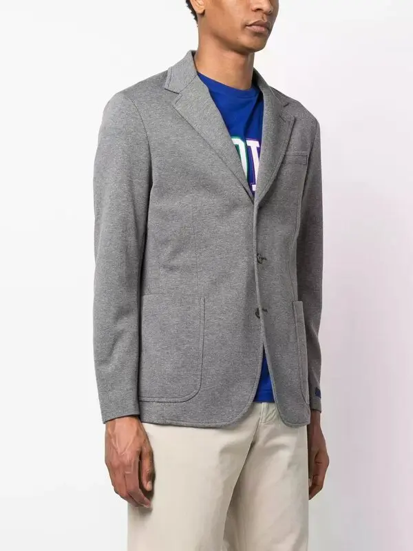 Polo Ralph Lauren Single-breasted Cotton-blend Blazer